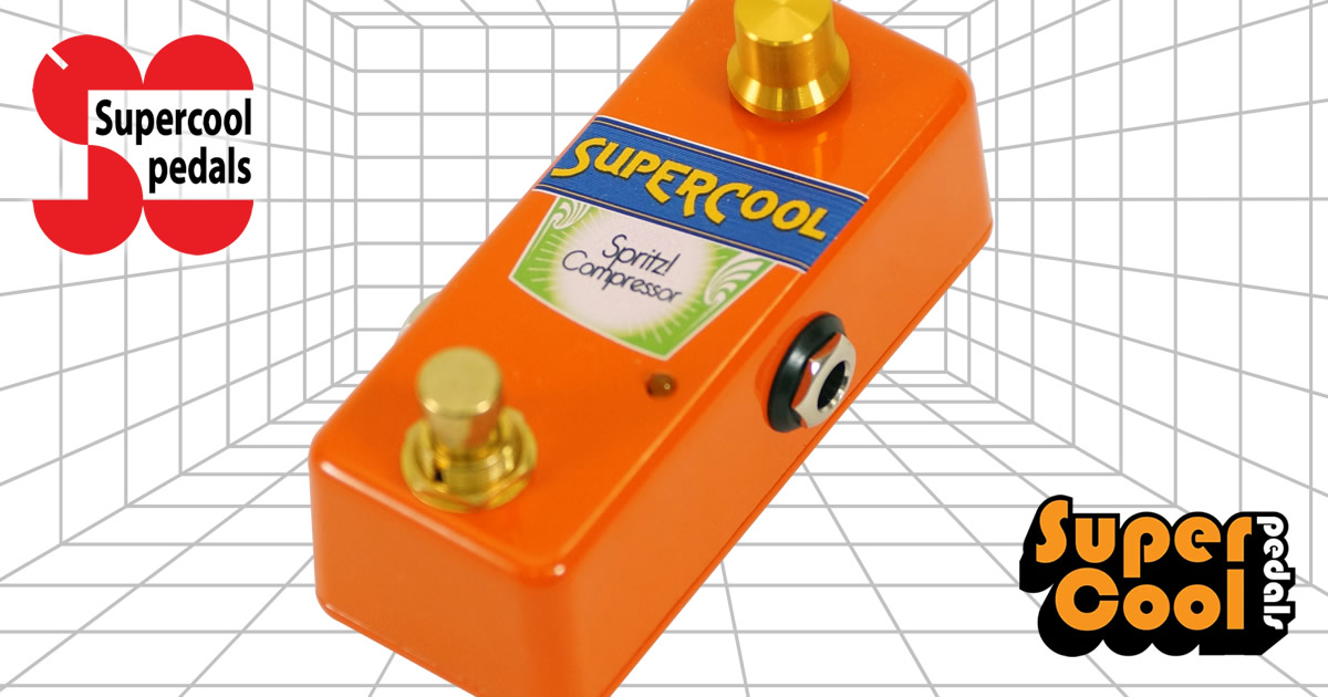 Supercool Pedals Spritz! Compressor - 株式会社 futureflux
